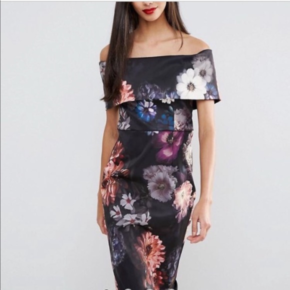 ASOS | Dresses | Off Shoulder Floral Dress | Poshmark